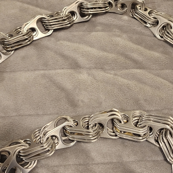 Other | 5 Aluminum Pull Tabs Can Tabs Large Tabs Continuous Silver ...